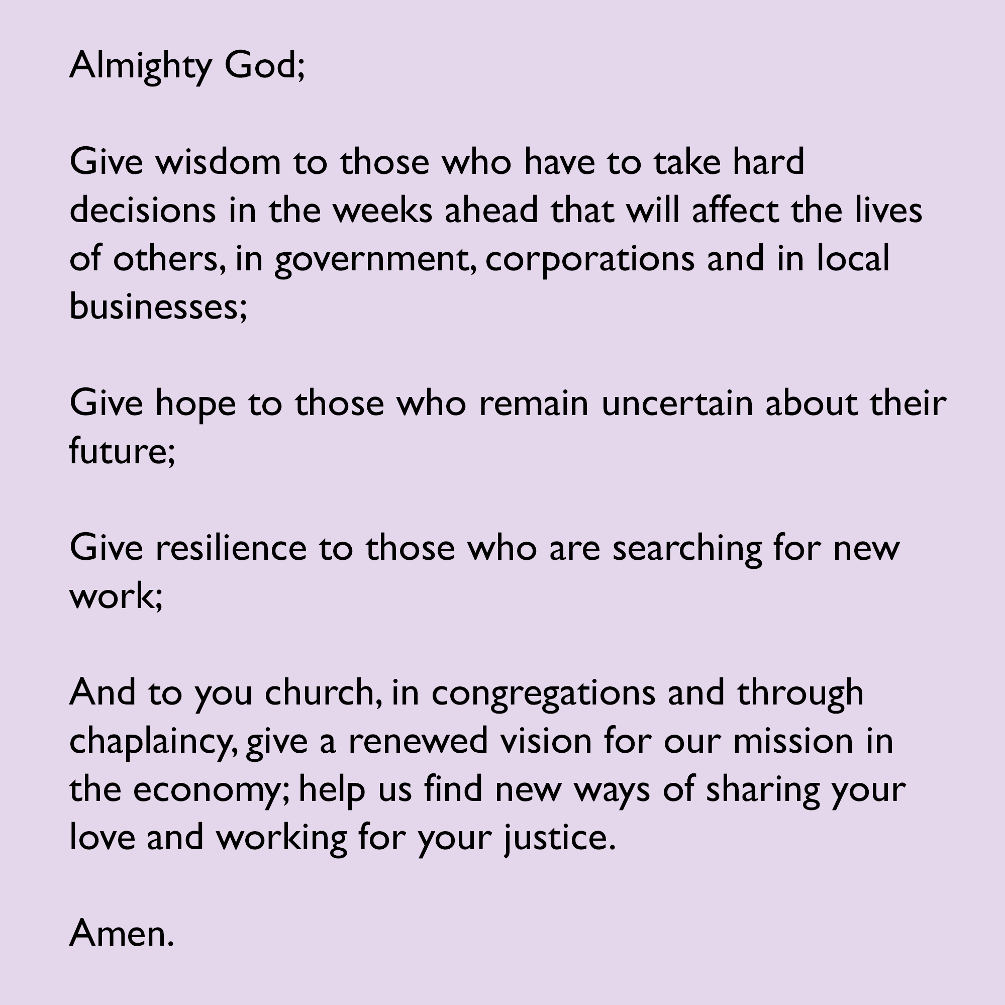 2020 Prayers